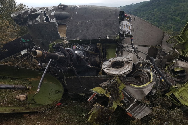 Η αρχιλοχίας που επέζησε από το μοιραίο ελικόπτερο το 2017 στον τόπο ...