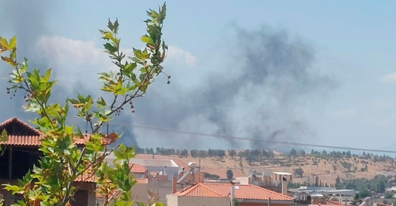 Φωτιά στον Ασπρόπυργο - Ήχησε το 112 - Usay.gr